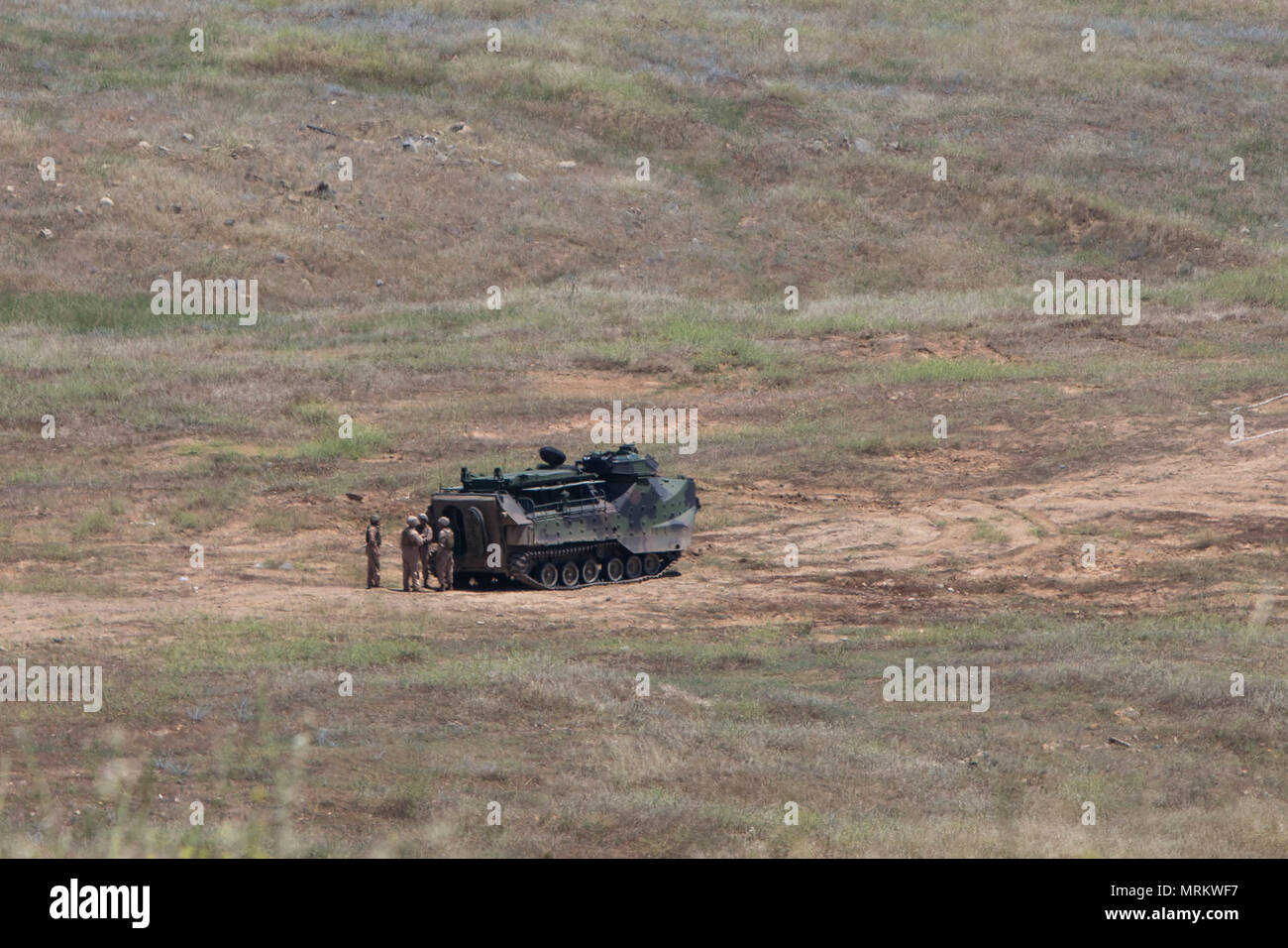 U.S. Marines with 3rd Assault Amphibian Battalion, 1st Marine Division ...