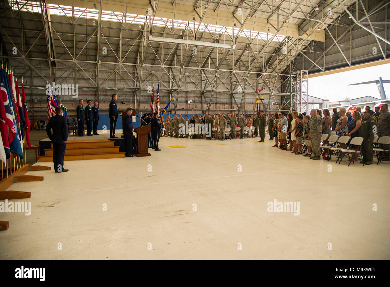 Family members and personnel assigned to the 15th Operations group ...