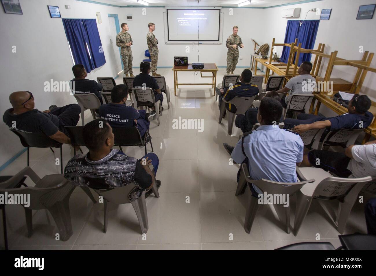 Kiribati police maritime unit hi-res stock photography and images - Alamy