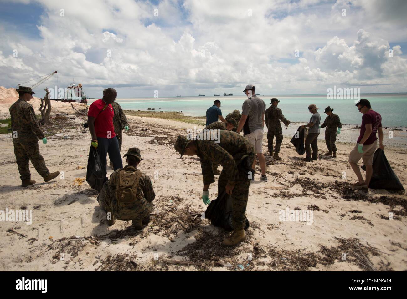 BETIO ISLAND, TARAWA ATOLL, KIRIBATI— Marines and Sailors with Task ...