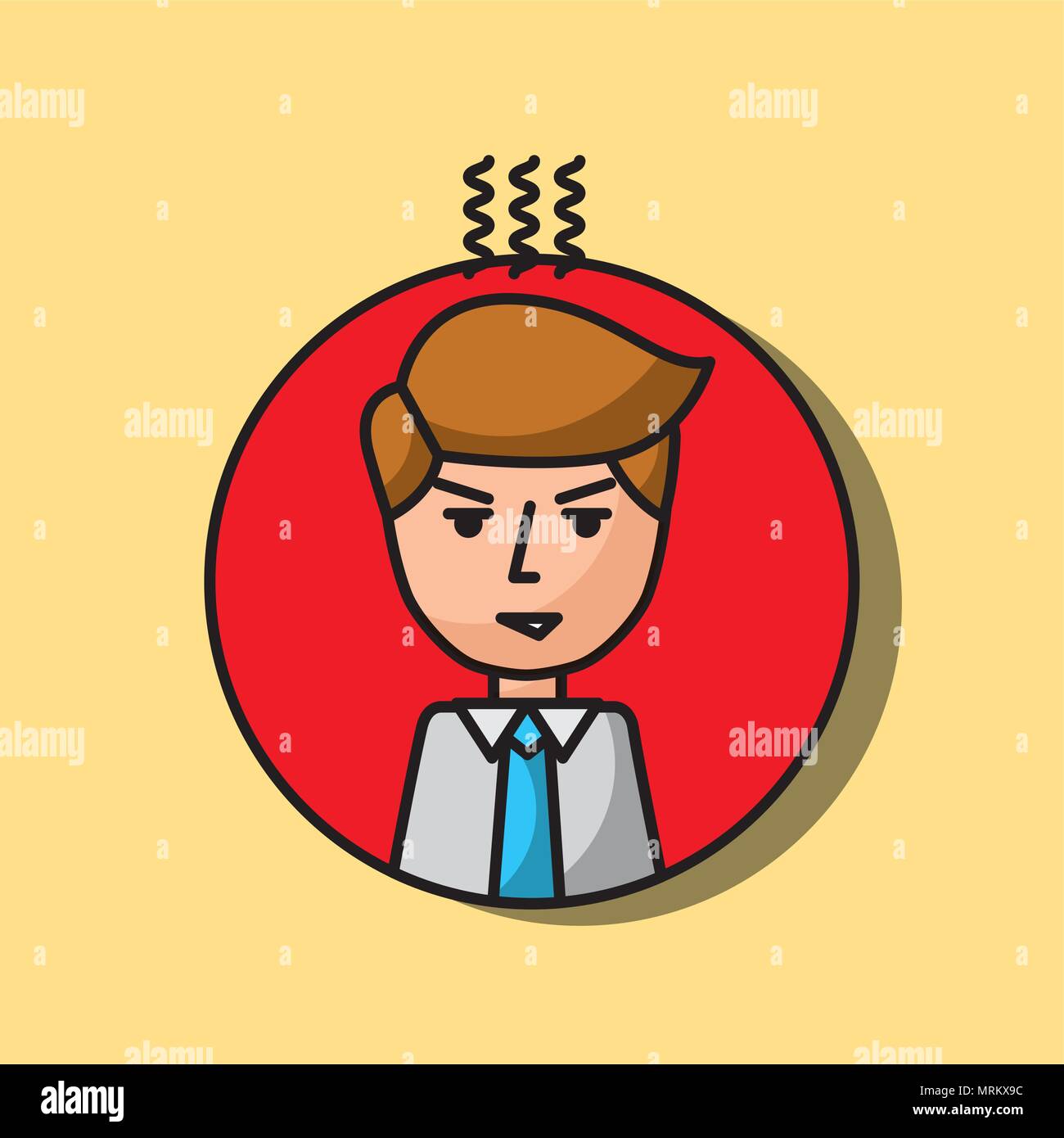 Angry looking furious Stock Vector Images - Alamy