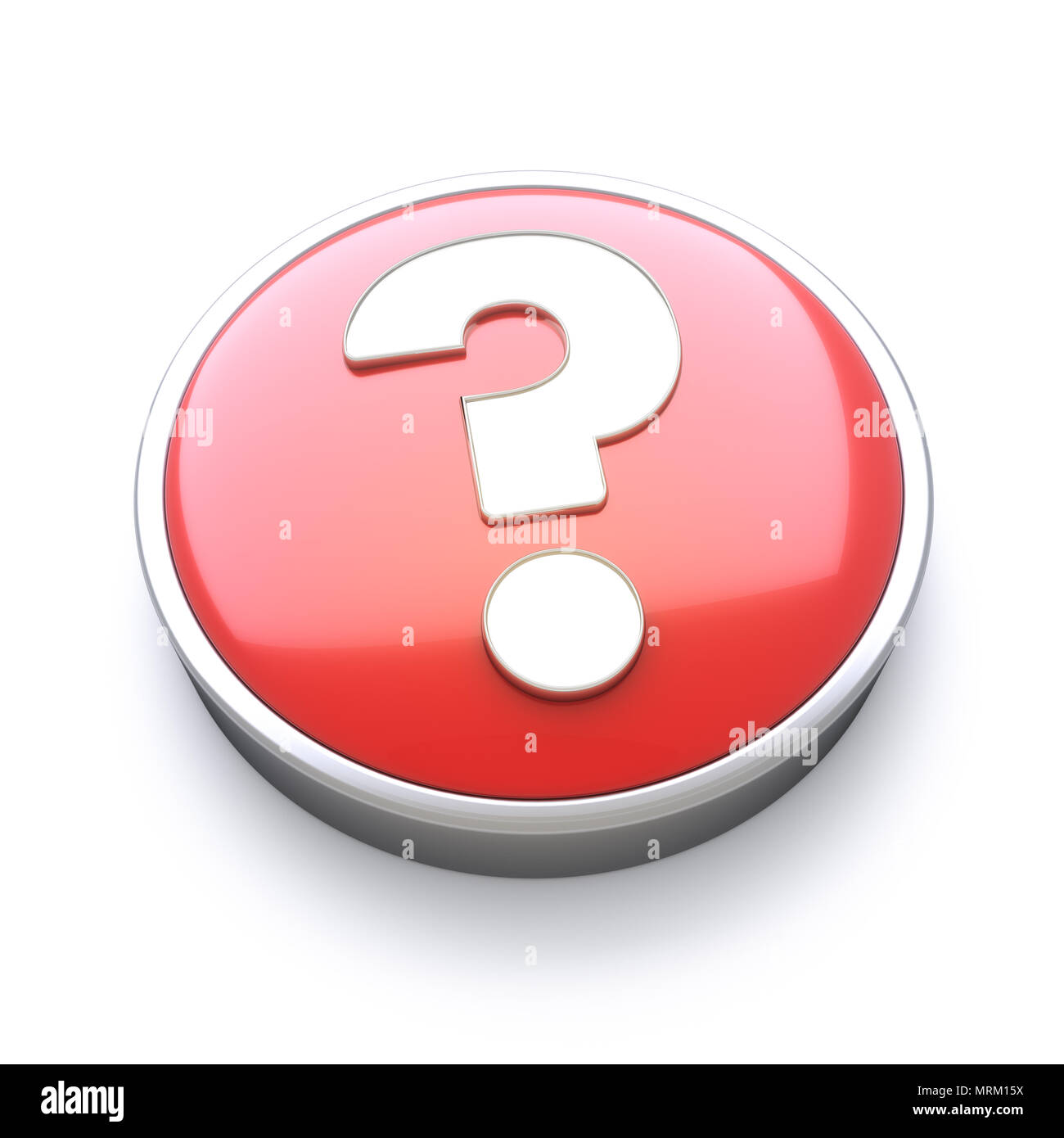 Question mark button Cut Out Stock Images & Pictures - Alamy
