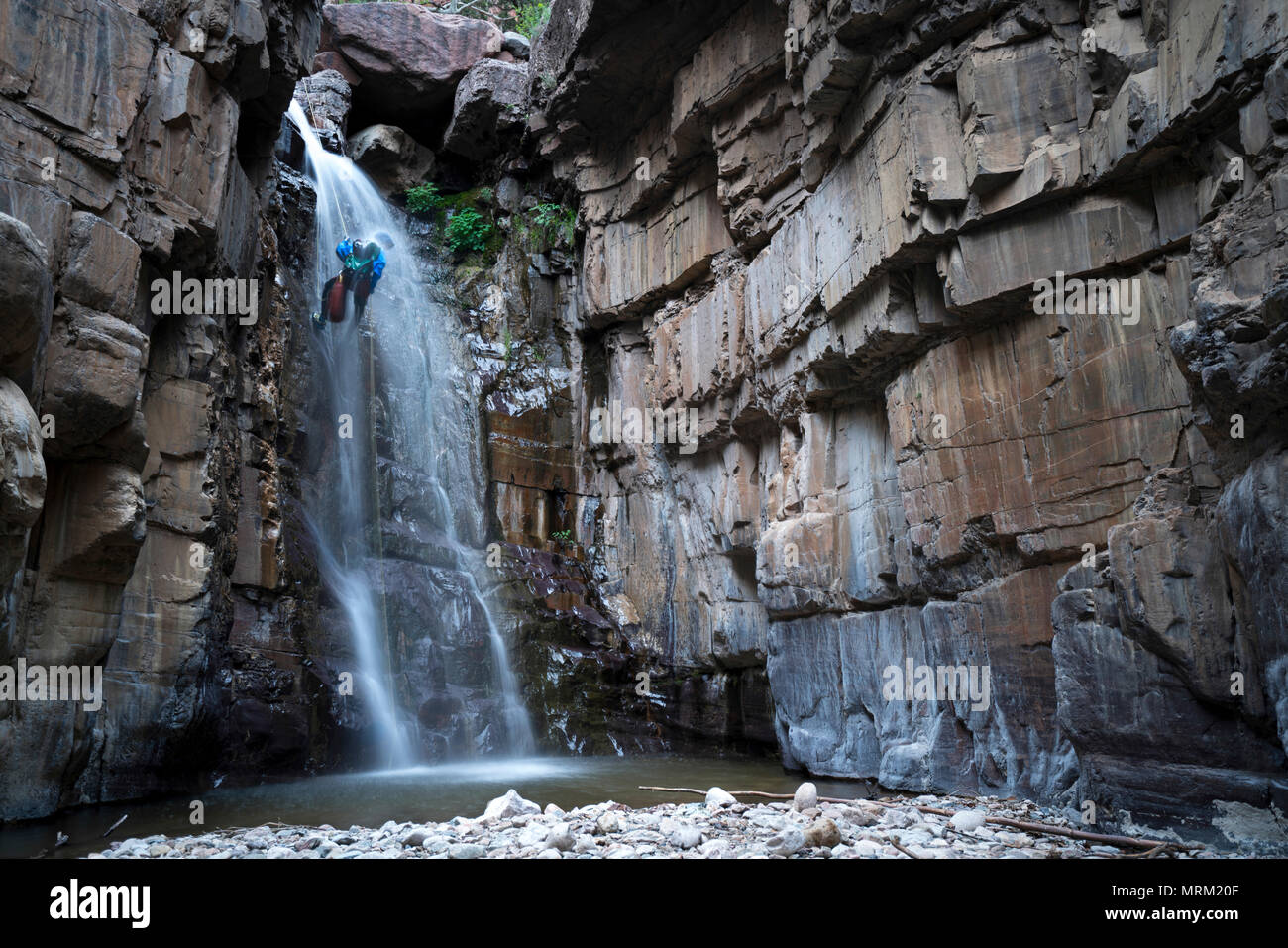 Canyoneering hi-res stock photography and images - Alamy
