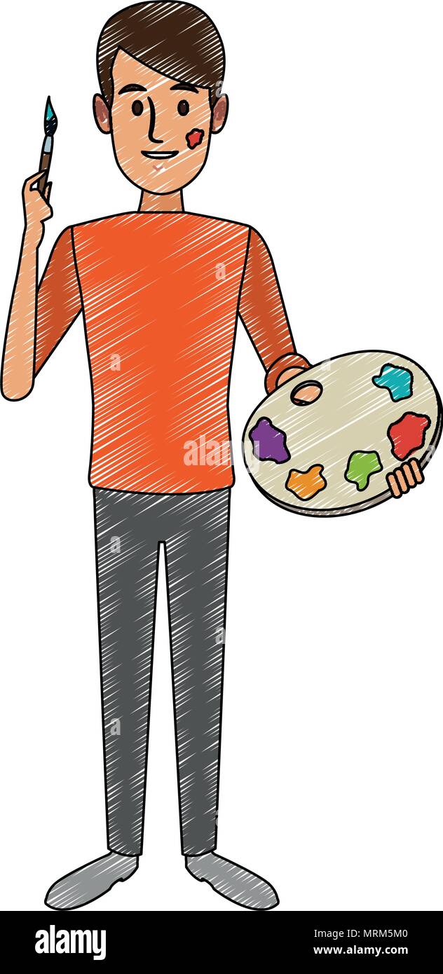 Cartoon Artist At Work High Resolution Stock Photography and Images - Alamy