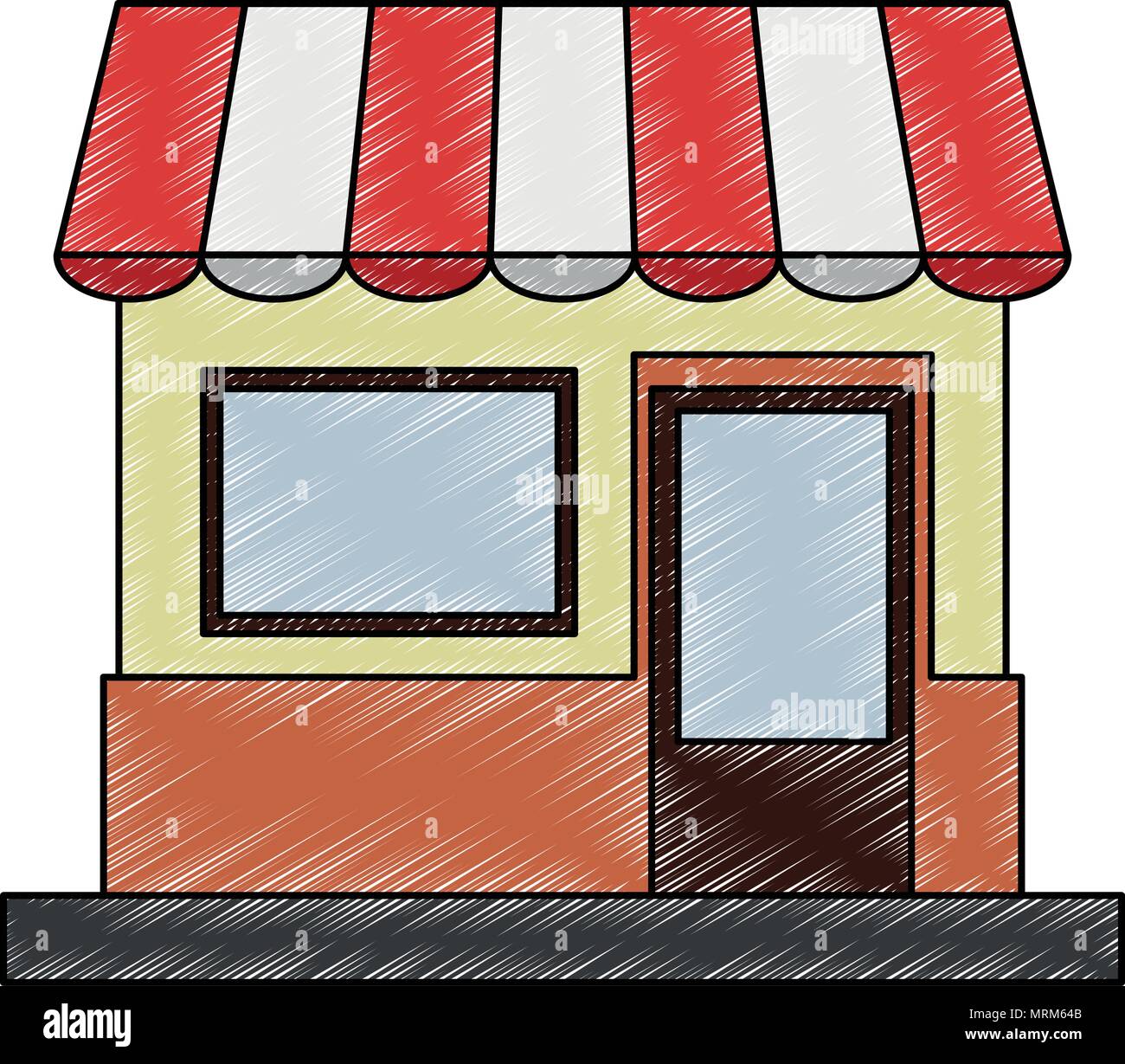 Store shop symbol scribble Stock Vector Image & Art - Alamy