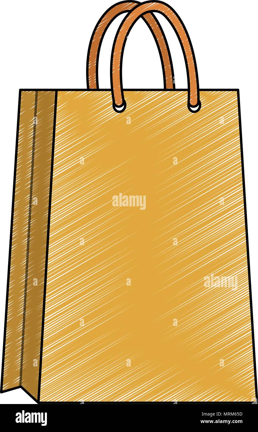 Shopping bag isolated scribble Stock Vector Image & Art - Alamy