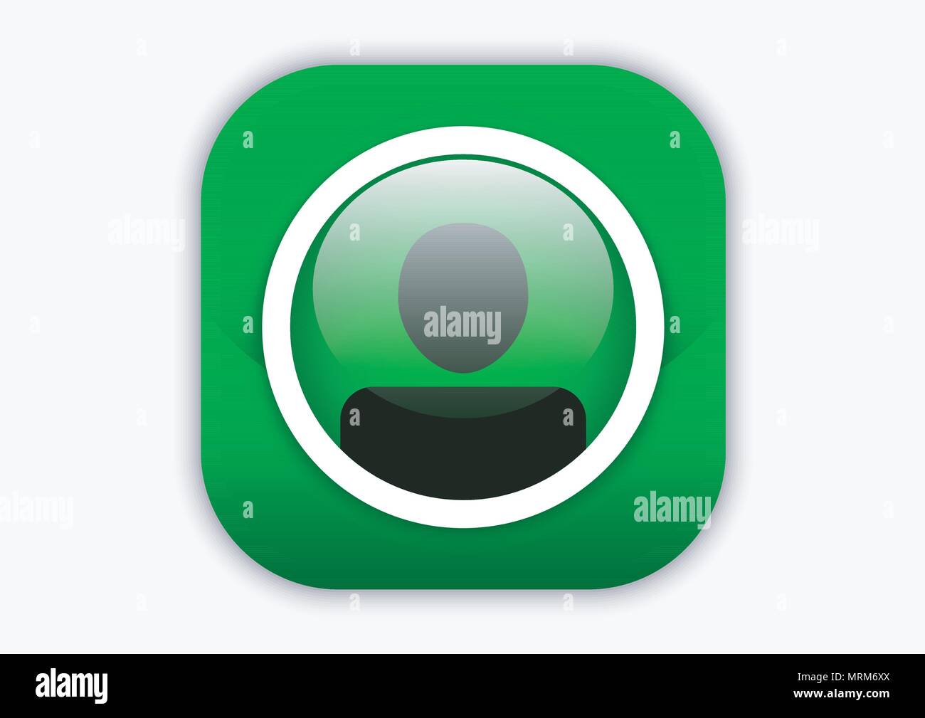 Green book app icon Stock Vector Images - Alamy