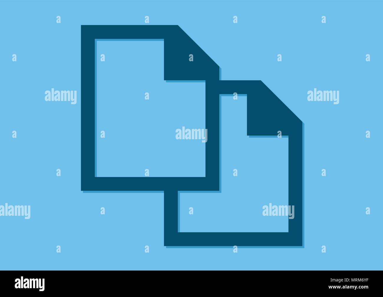 vector design of copying symbol icon Stock Vector Image & Art - Alamy