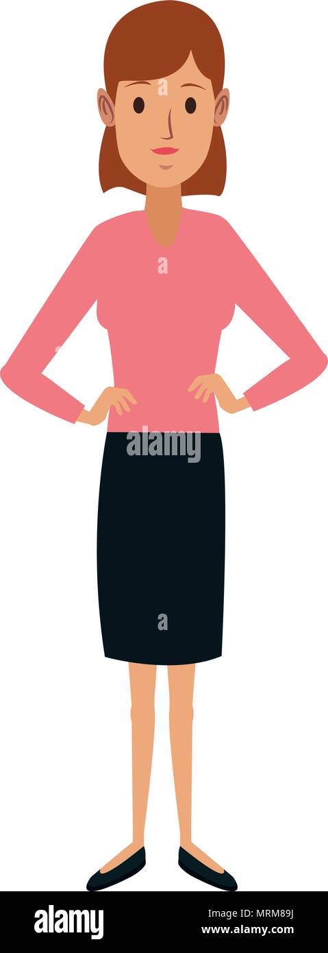 Executive business woman cartoon Stock Vector Image & Art - Alamy