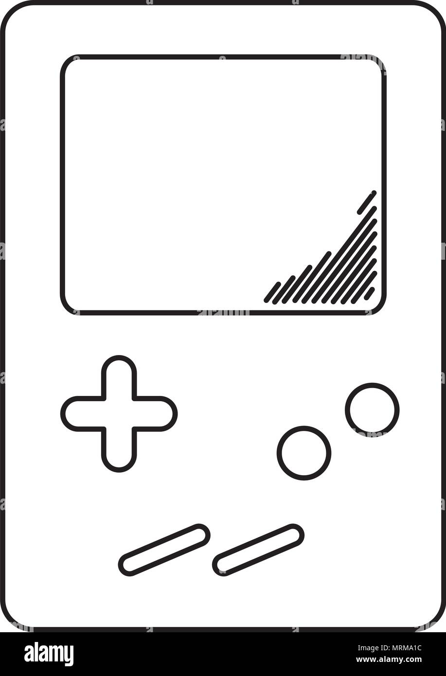 line electronic tetris handheld game console Stock Vector Image & Art ... line electronic tetris handheld game console Stock Vector Image & Art ...
