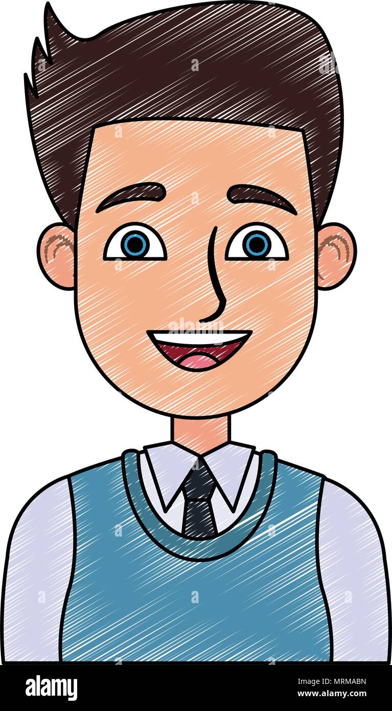 Executive businessman cartoon scribble Stock Vector Image & Art - Alamy