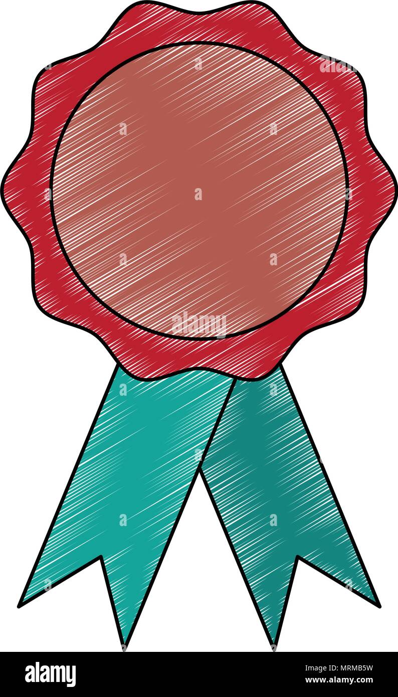 Award ribbon symbol scribble Stock Vector Image & Art - Alamy