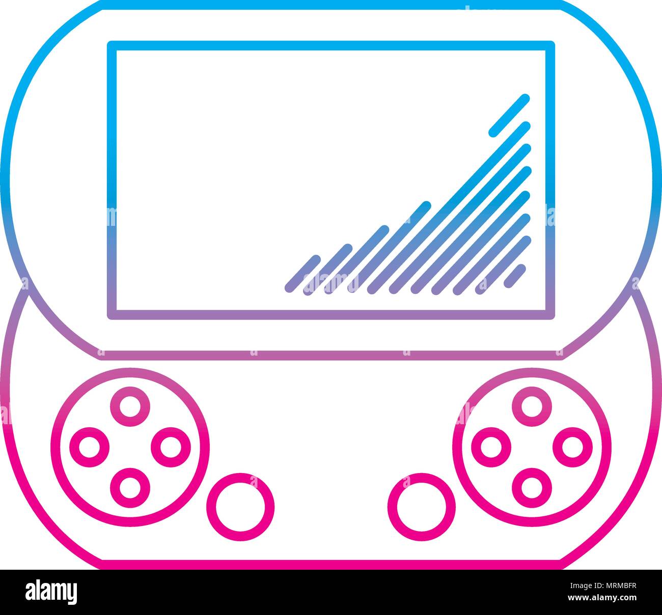 degraded line electronic handheld game console simulador Stock Vector ... degraded line electronic handheld game console simulador Stock Vector ...