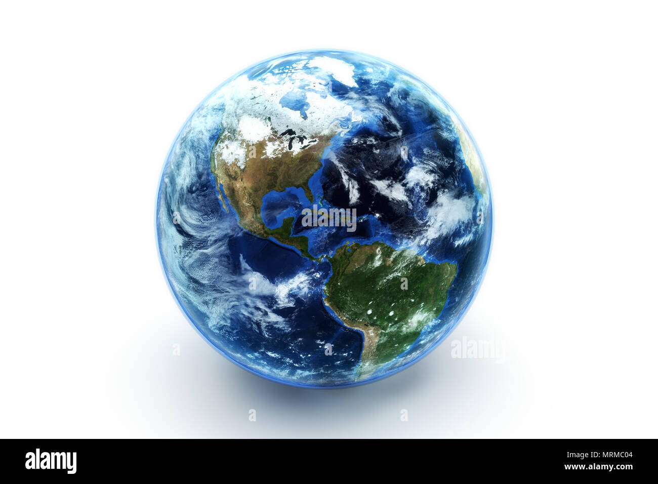 Earth model with atmospheric effects , textures are from www.NASA.gov ...