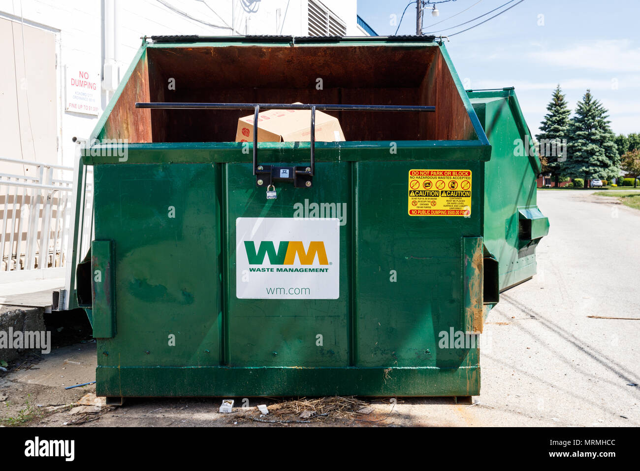 Waste Management Dumpster Waste Management Dumpster