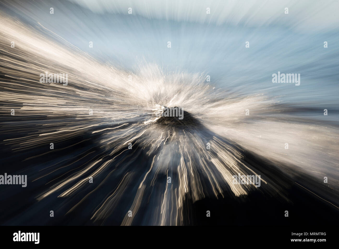 Abstract background zoom in zoom out technic photo of waves on the ...