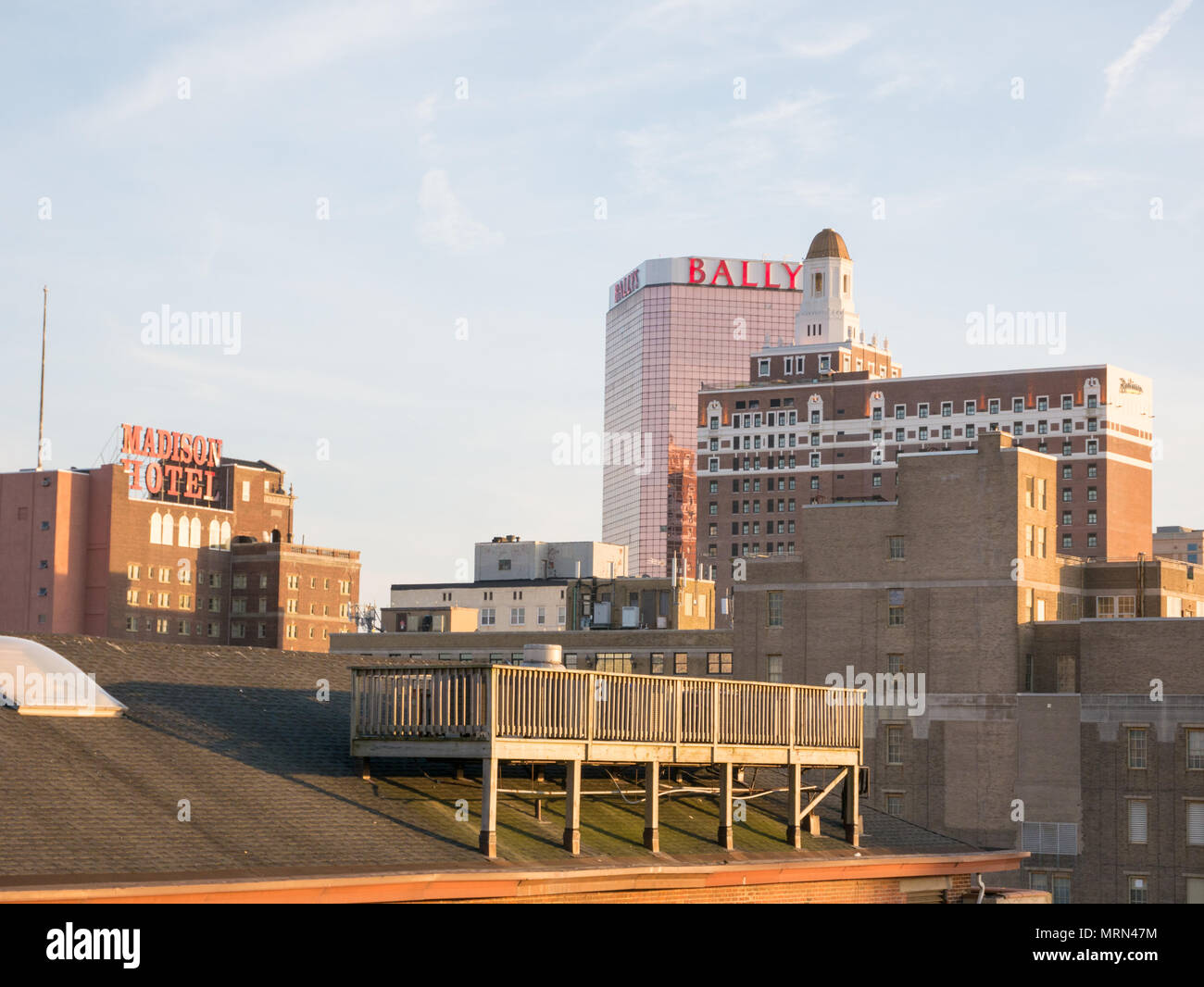 Atlantic city boardwalk sunset hi-res stock photography and images - Alamy