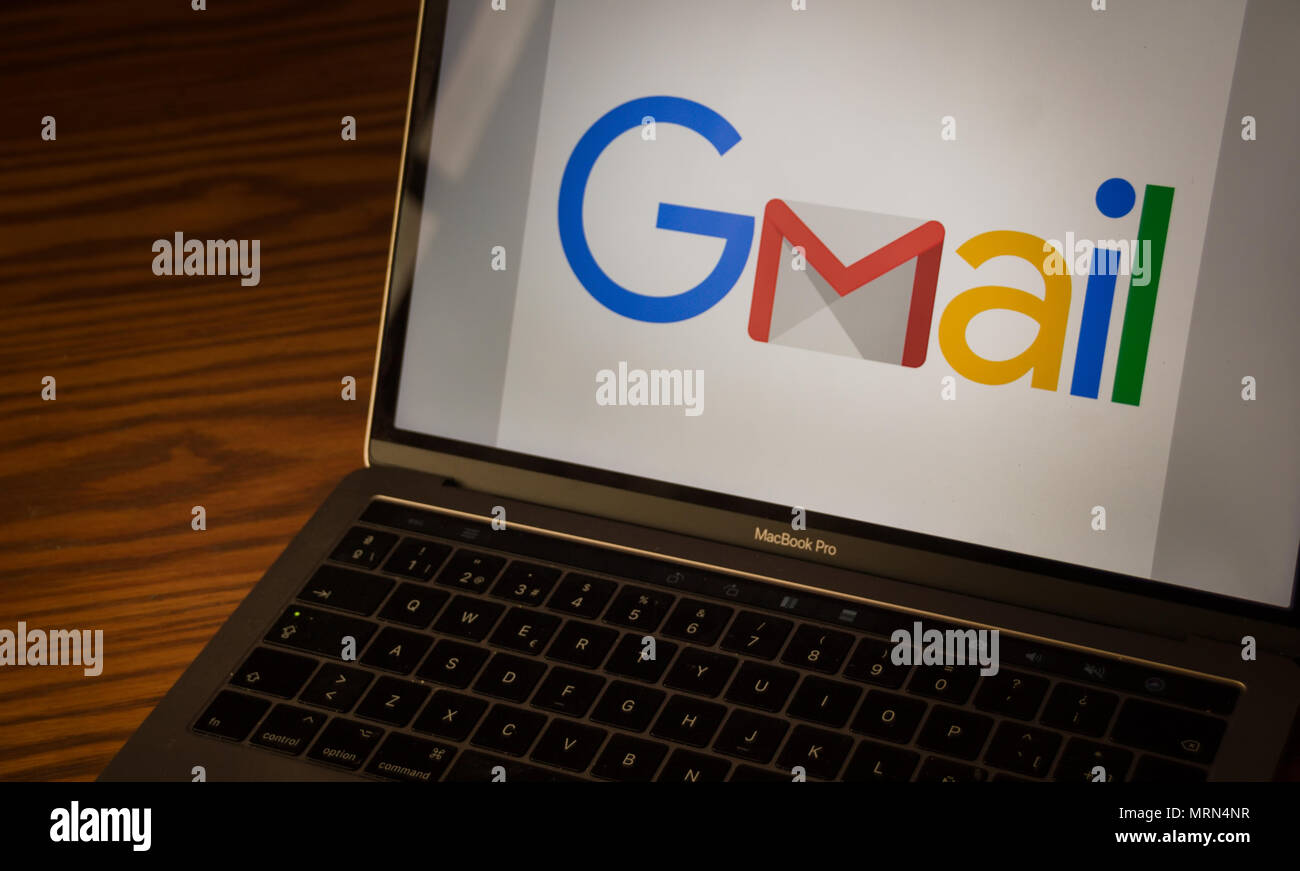 Dallas, Texas/ United States - 05/10/2018: (Photograph of the Gmail ...