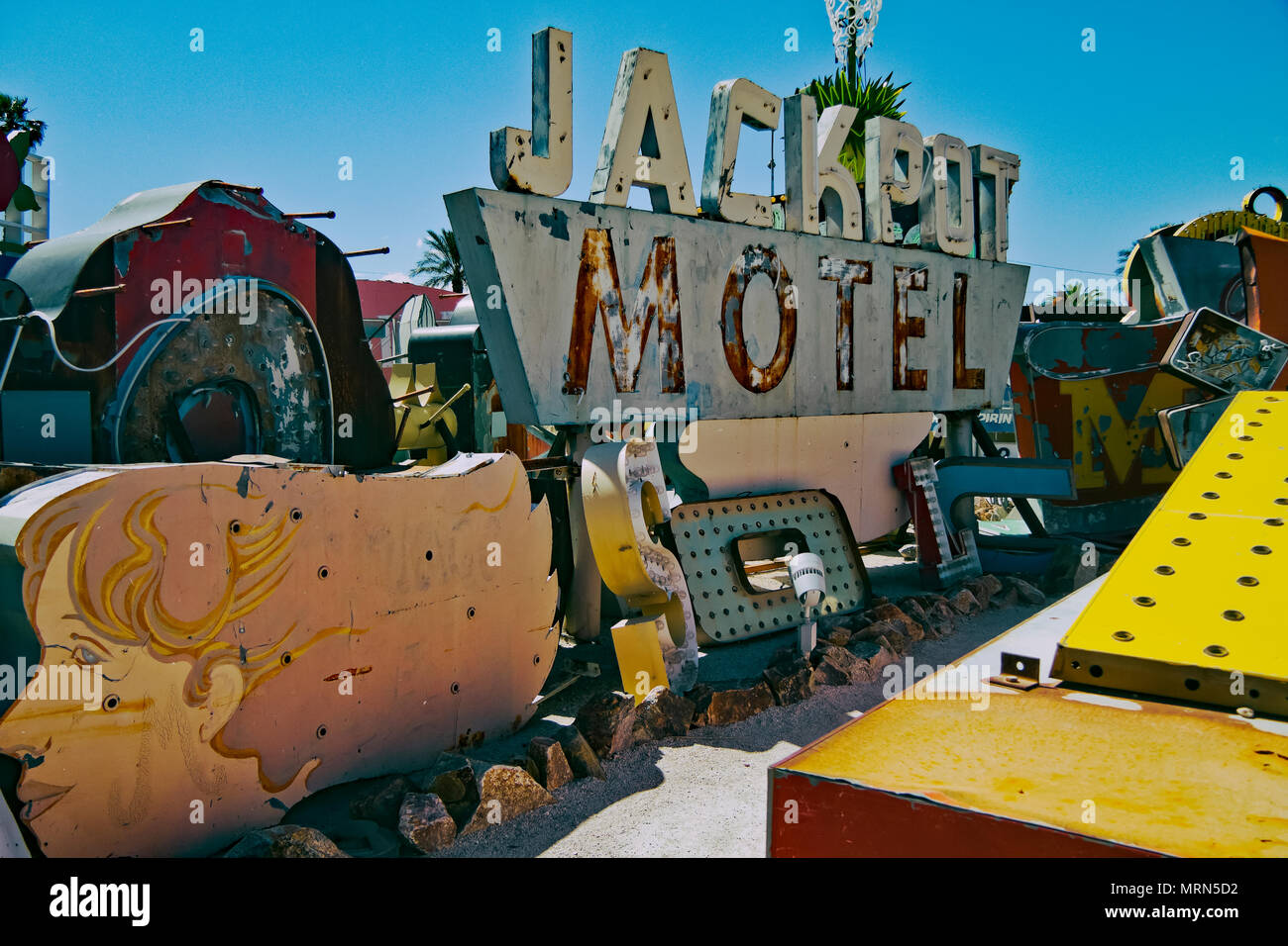 Old Neon Signs Las Vegas High Resolution Stock Photography and Images ...