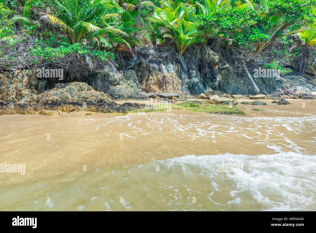 View of Itacarezinho wonderful beach at Bahia state in Brazil Stock ...