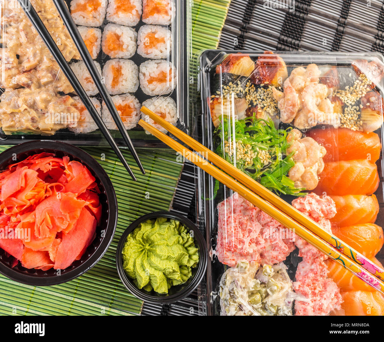 Japanese cuisine top view hi-res stock photography and images - Alamy