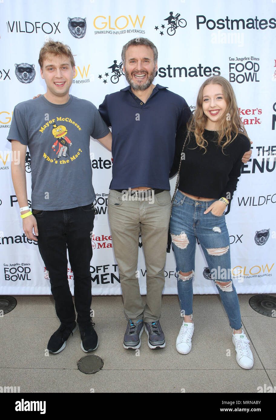 Beverly Hills, Ca. 26th May, 2018. Phil Rosenthal, Ben Rosenthal, Lilly ...