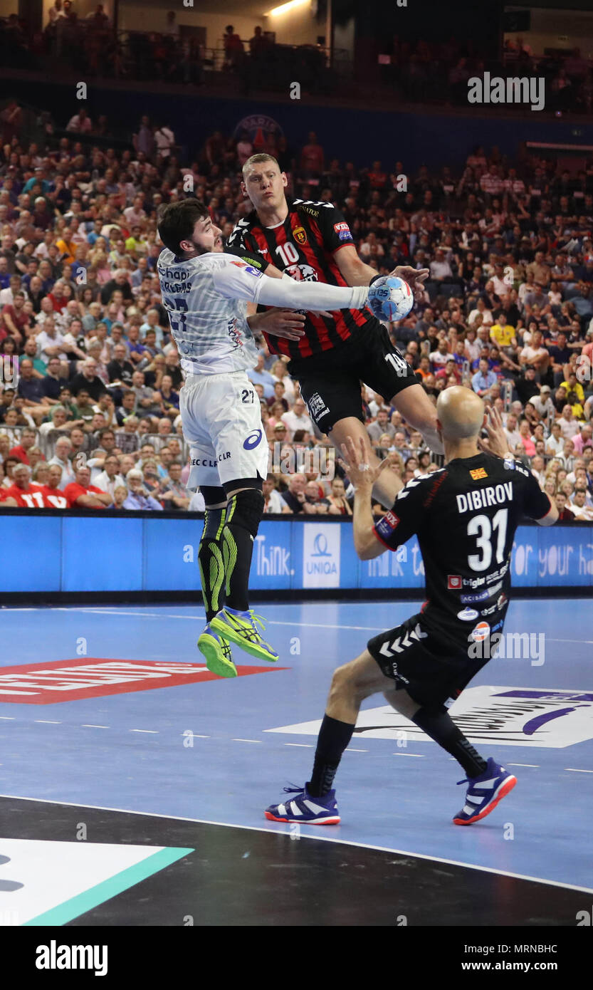 Ludovic Fabregas (Montpellier HB) and Dainis Kristopans , Timur Dibirov ...