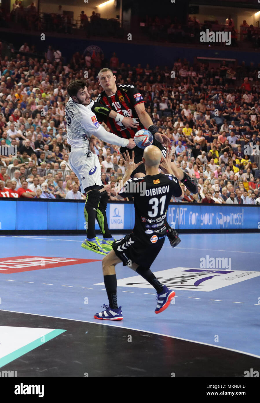 Ludovic Fabregas (Montpellier HB) and Dainis Kristopans , Timur Dibirov ...