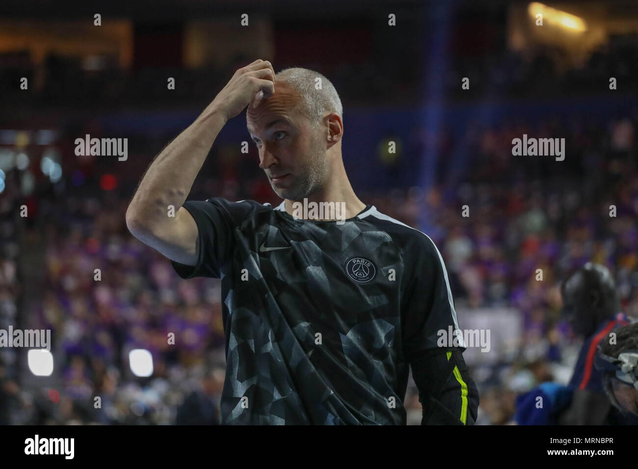 Thierry Omeyer (Paris Saint Germain) during the EHF Champions League ...