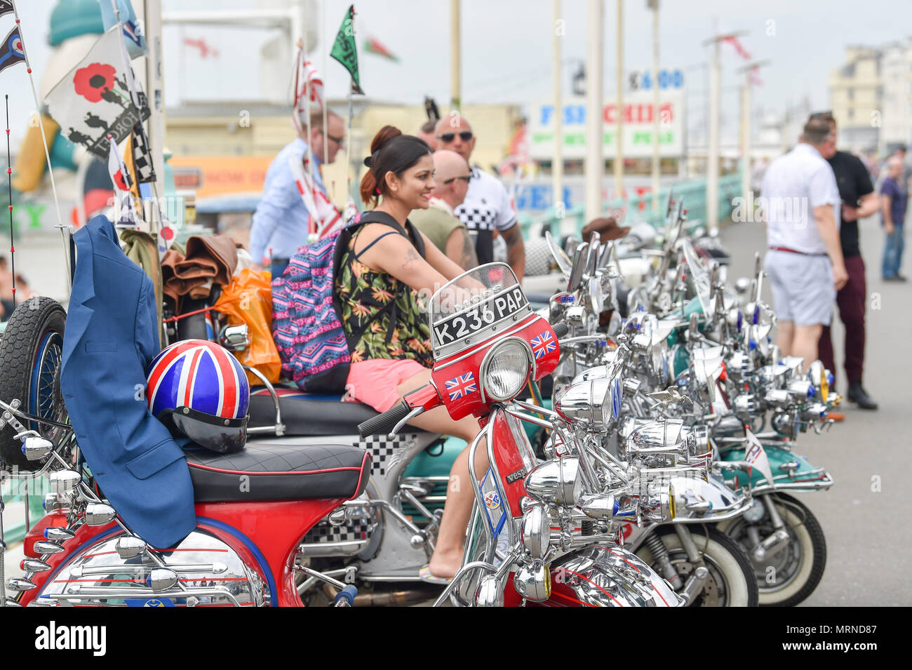 Mods bank holidays hi-res stock photography and images - Alamy