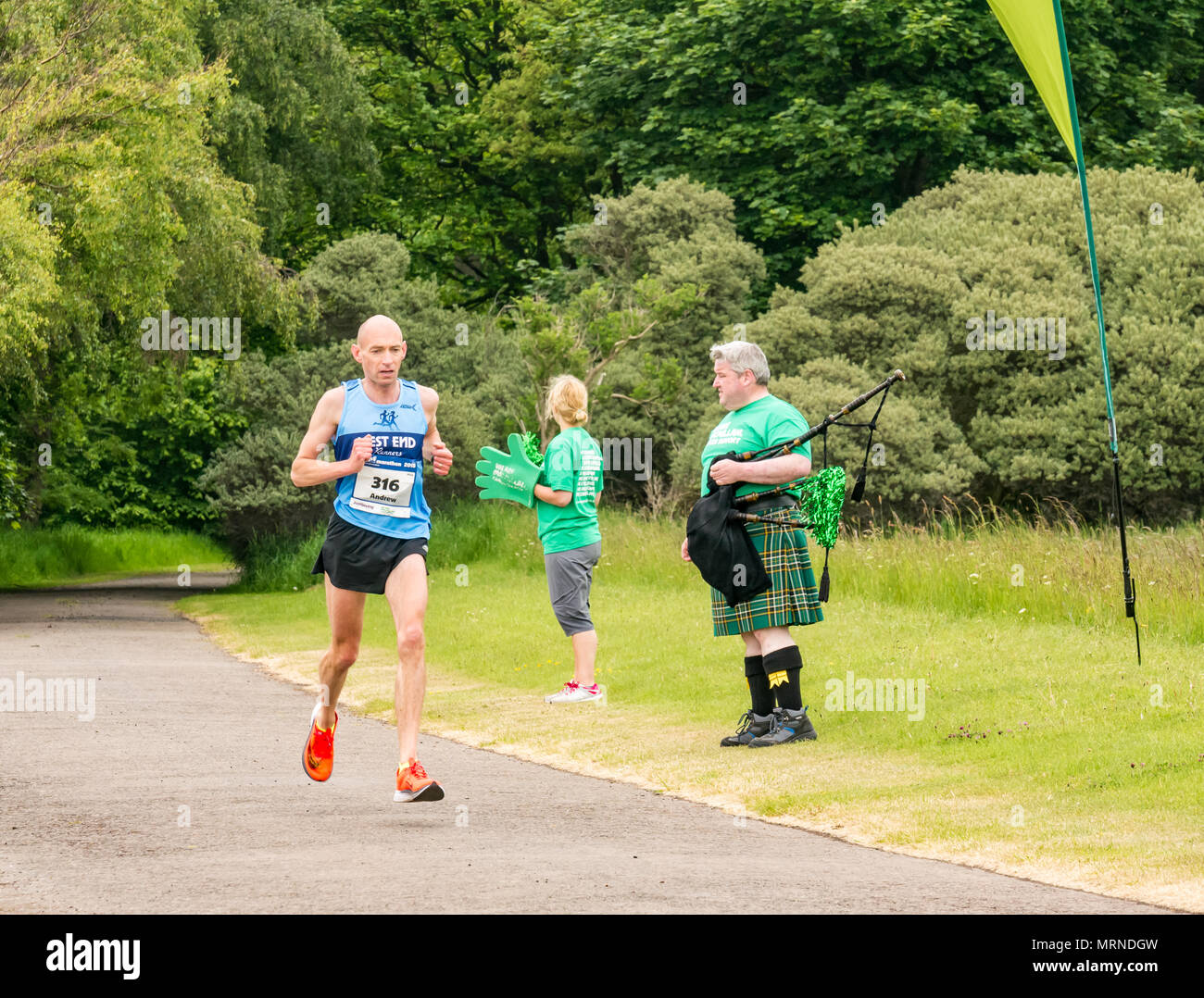 Edinburgh Marathon Festival, 26th May 2018. Gosford Estate, East ...