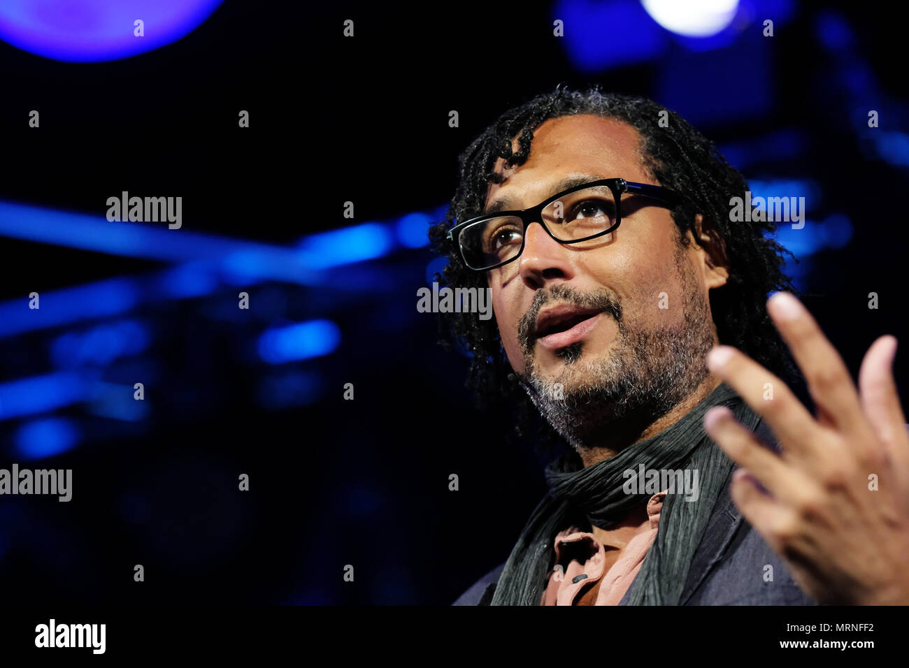 Hay Festival, Hay on Wye, UK - May 2018 - David Olusoga historian ...