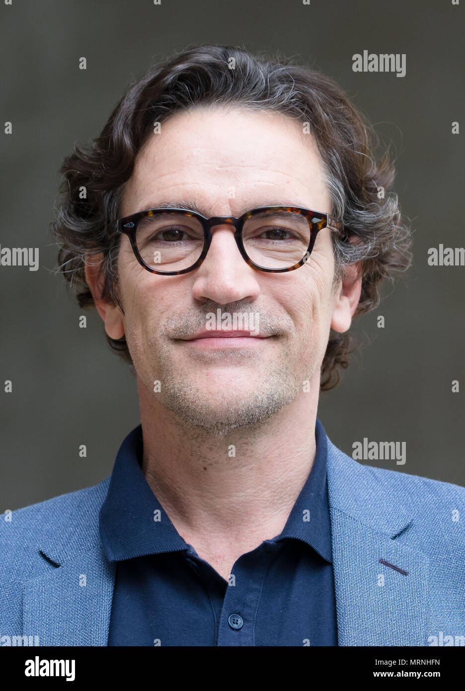 London, UK. 27th May 2018. Actor, Ben Chaplin, leaves the BBC studios ...