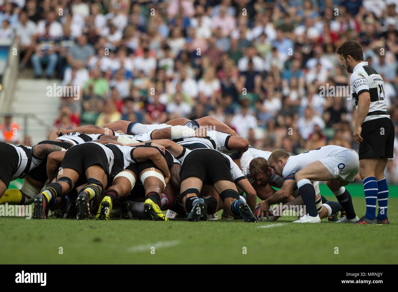 Twickenham, England, 27th May 2018, Quilter Cup, Rugby, Englands ...