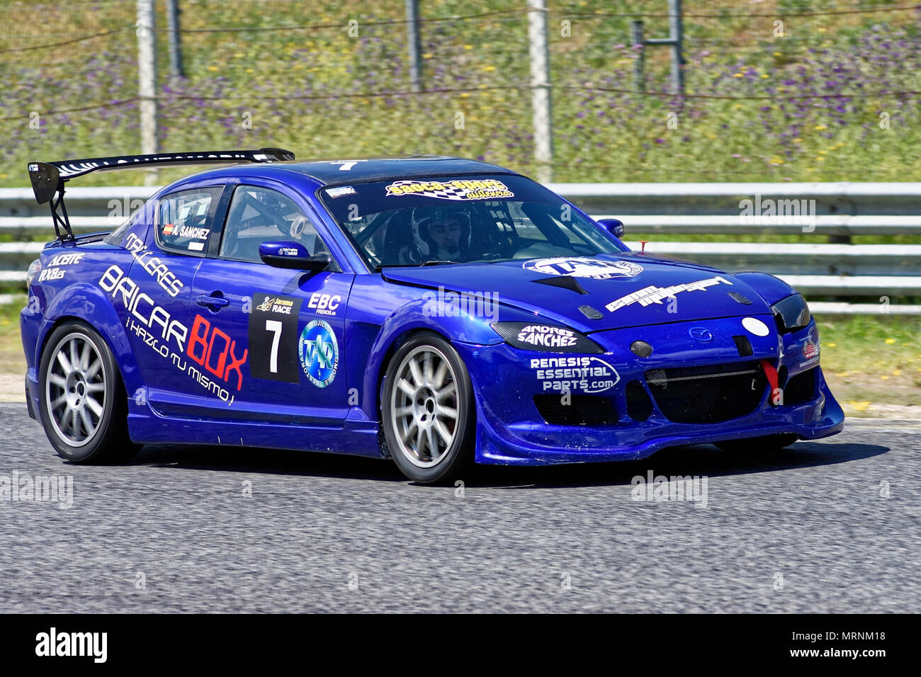 Jarama Race Circuit, Madrid, Spain - May 26, 2018: MAZDA RX-8 Sport Cup ...