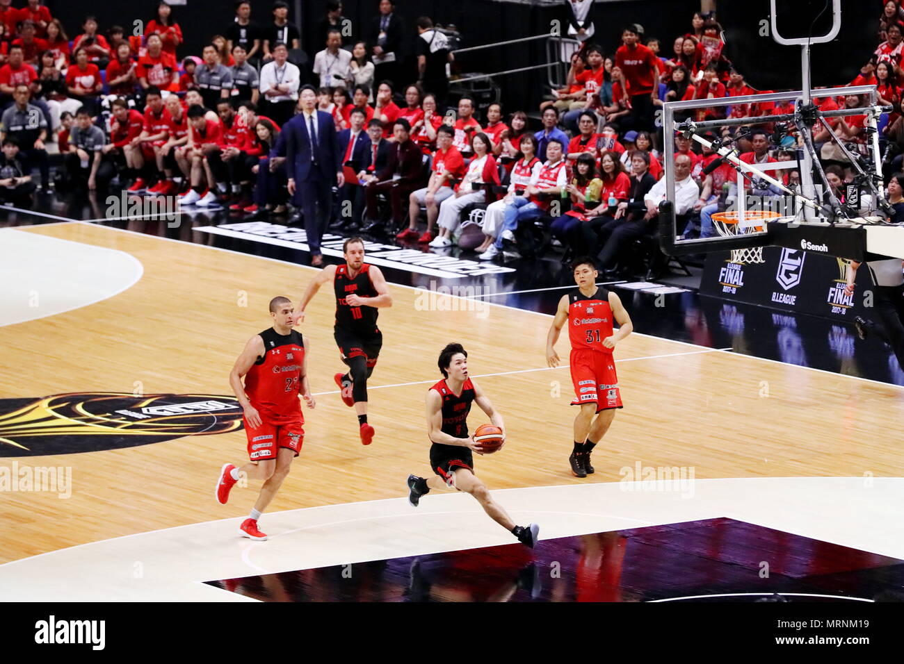 Kanagawa, Japan. 26th May, 2018. Yudai Baba (Alvark) Basketball : B ...