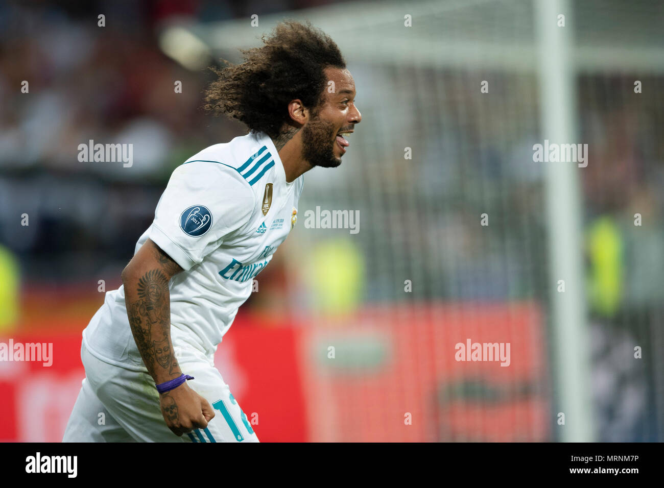 Marcelo Vieira da Silva Junior of Real Madrid Final Joy during the UEFA ...