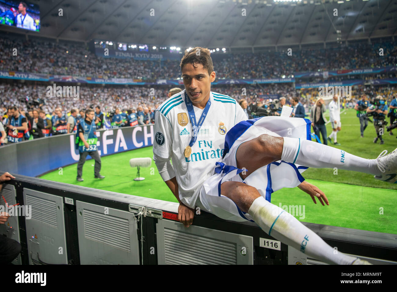 Raphael Varane of Real Madrid Madrid Final Joy during the UEFA ...