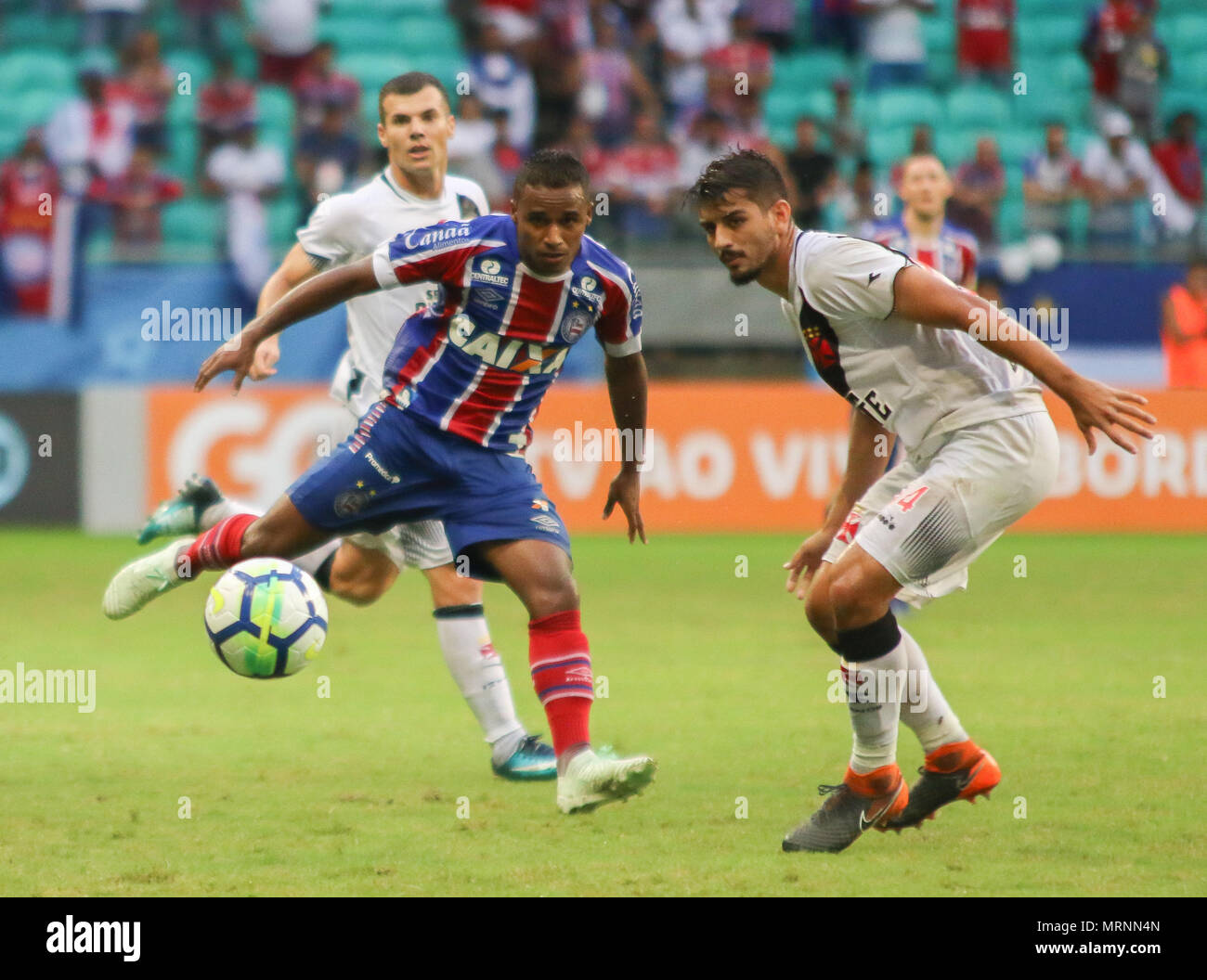 Salvador, Brazil. 27th May, 2018. Elber Bahia player during a game ...