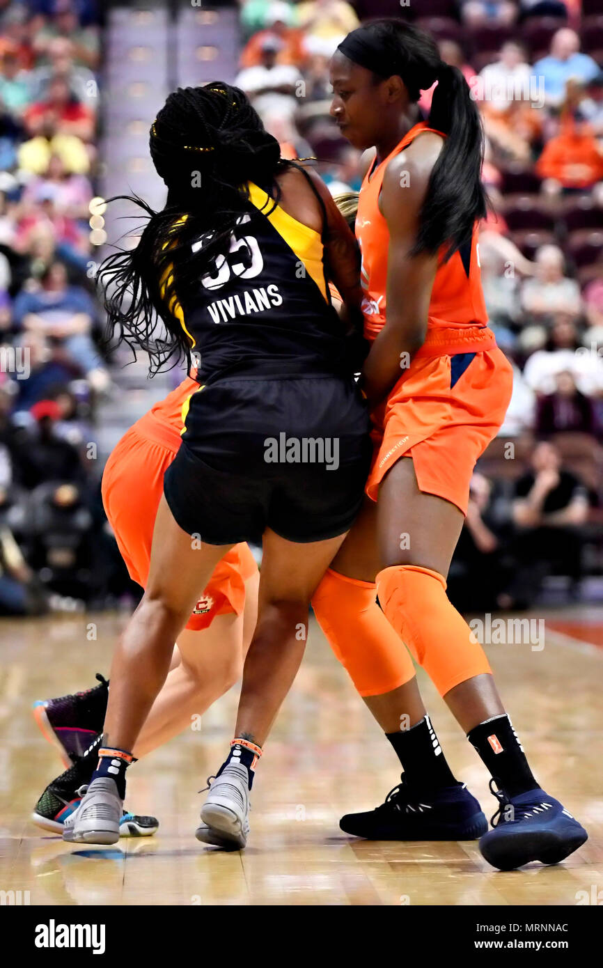 Connecticut, USA. 26th May, 2018. Connecticut forward, Chiney Ogwumike ...