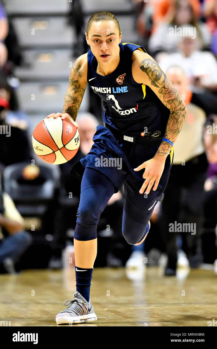 Connecticut, USA. 26th May, 2018. Indiana guard, Jazmon Gwathmey ...