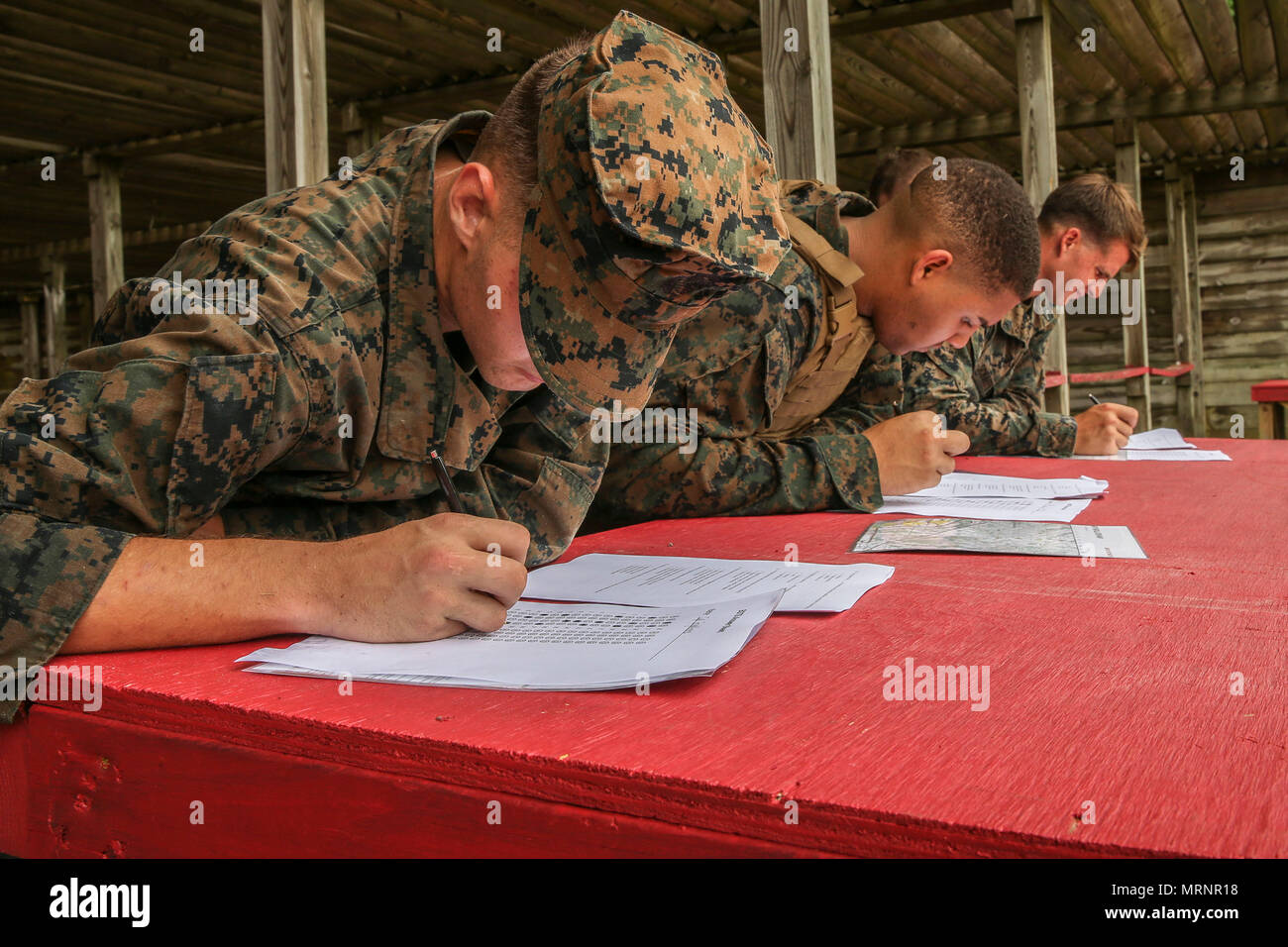 U.S. Marines with Headquarters Company, Combat Logistics Regiment 25 ...