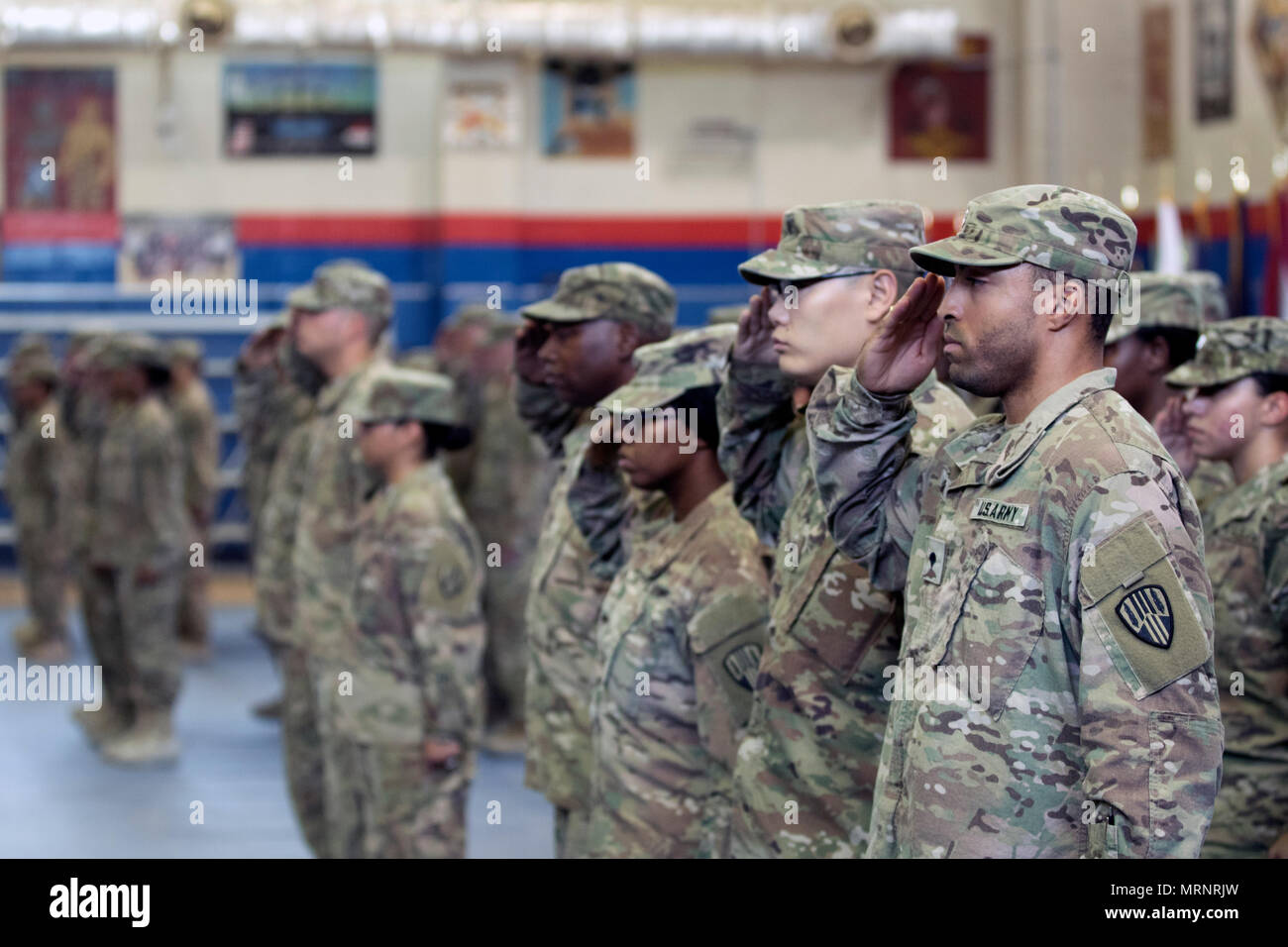 Soldiers from the 371st Sustainment Brigade and the 369th Sustainment ...