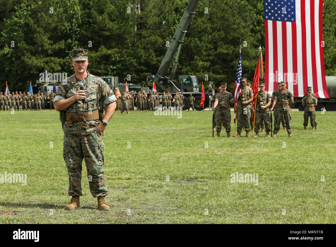 U.S. Marine Corps Lt. Col. Patrick G. Manson, Commanding Officer, 8th ...