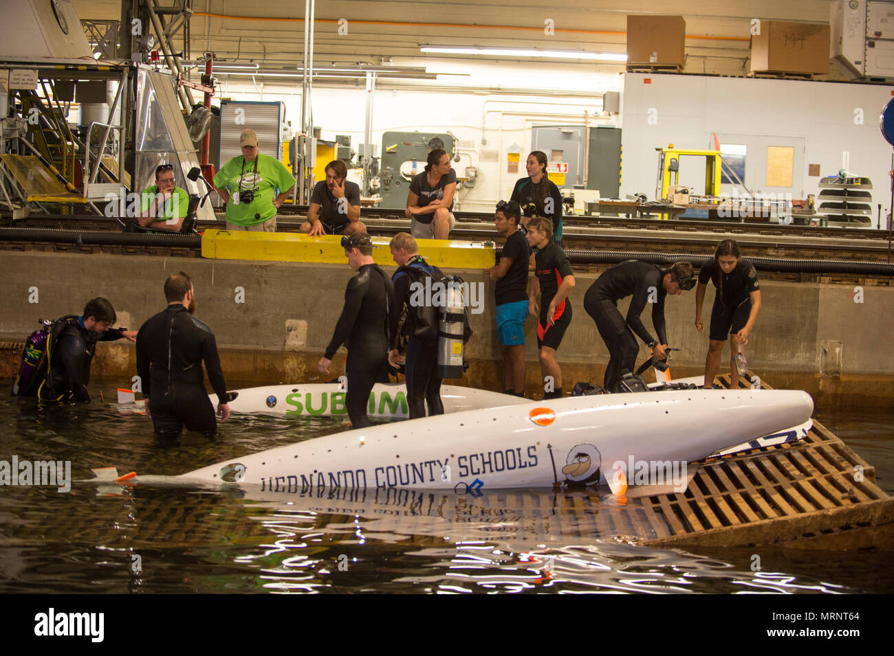 First day of the 14th International Submarine Races at Naval Surface ...