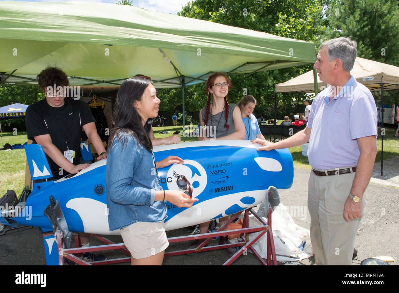 First day of the 14th International Submarine Races at Naval Surface ...