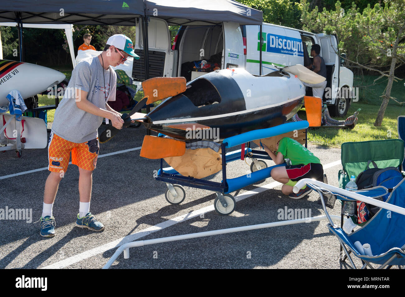 First day of the 14th International Submarine Races at Naval Surface ...
