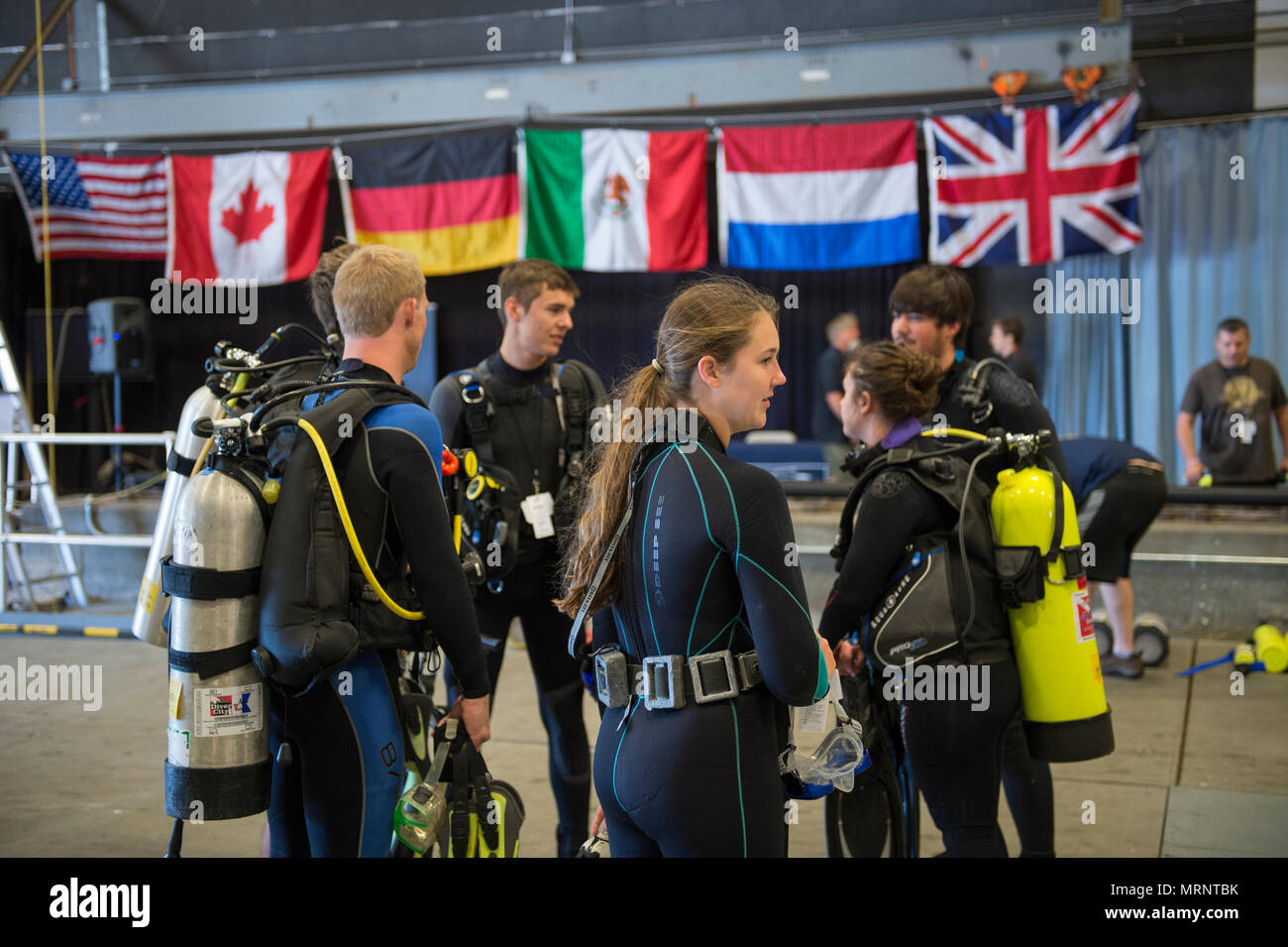First day of the 14th International Submarine Races at Naval Surface ...