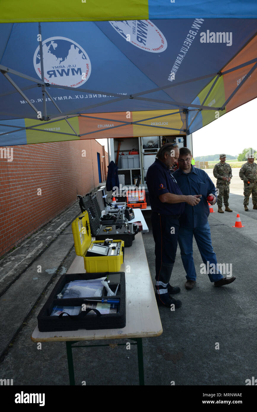 Local civilian protection, presents a mobile laboratory during the U.S ...