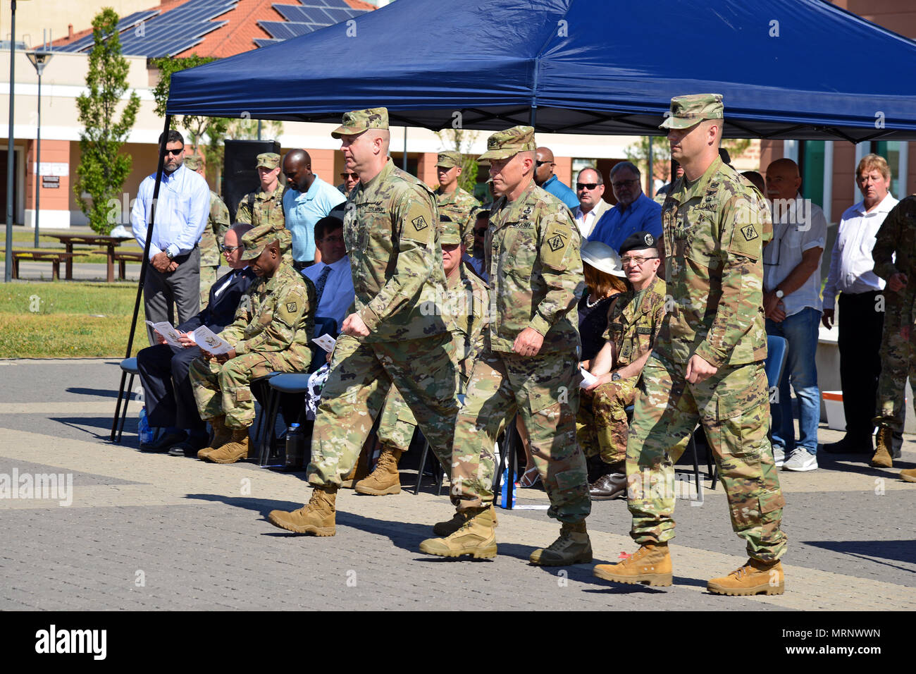 Colonel Carl J. “Jeff” Worthington (center) commander 2nd Signal ...